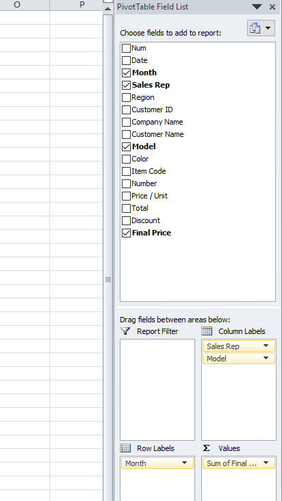 Excel Case Study - Furniture Sales | Rob_Miller