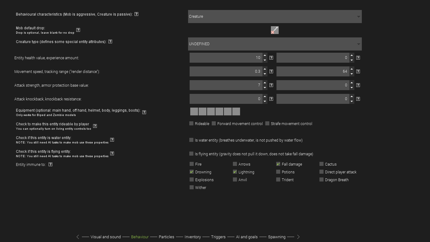 My custom entity does not work · Issue #2790 · MCreator/MCreator · GitHub