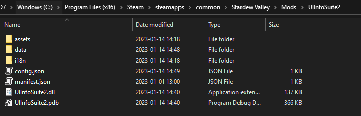 SMAPI won't let me use the mod · Issue #311 · Annosz/UIInfoSuite2 · GitHub