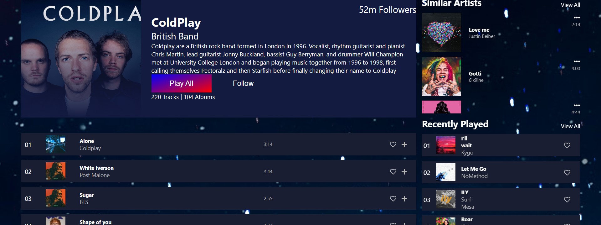 GitHub - misals/Music-Player: Created a music player using HTML and CSS