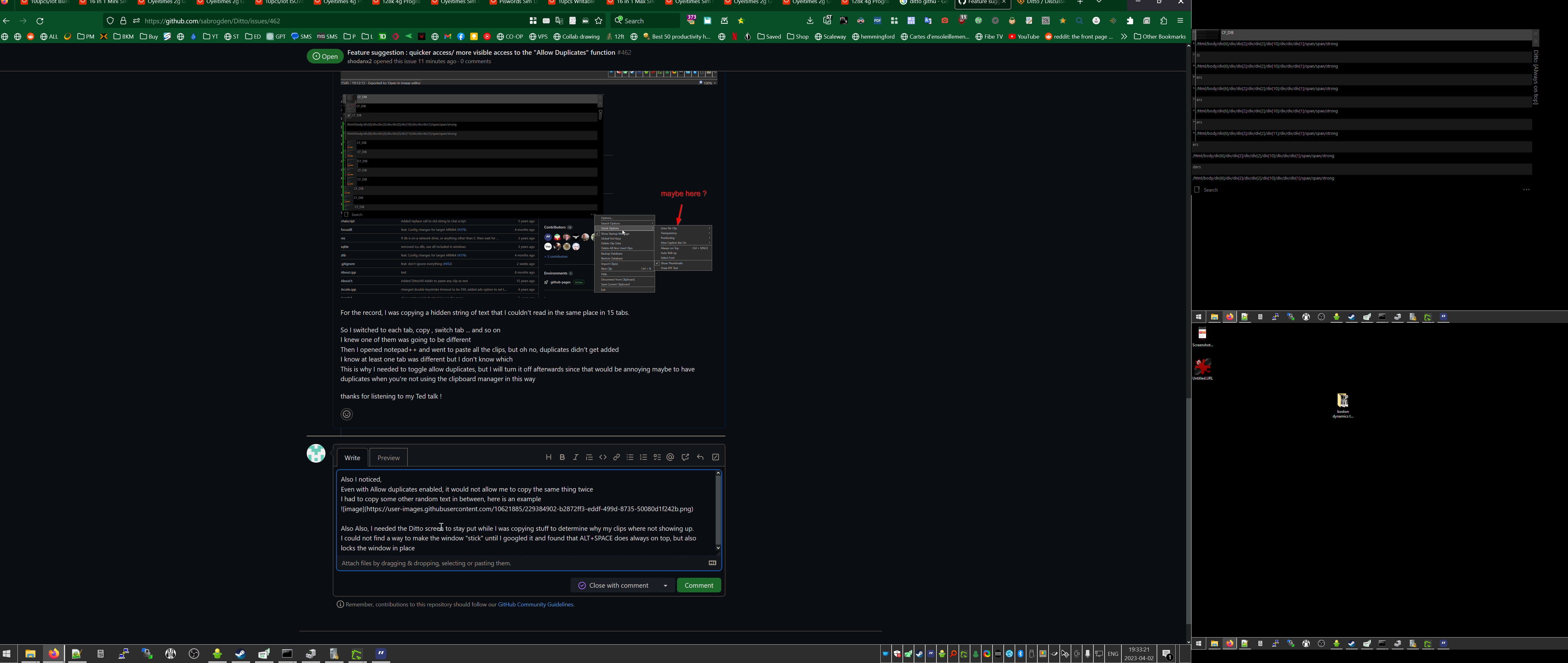Feature suggestion : quicker access/ more visible access to the "Allow ...