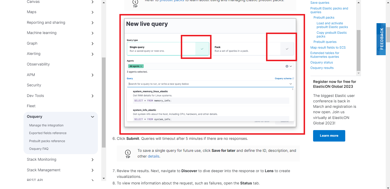[BUG] Old Screenshot for `New Live Query` on Live Queries Tab. · Issue #148730 · elastic/kibana ...