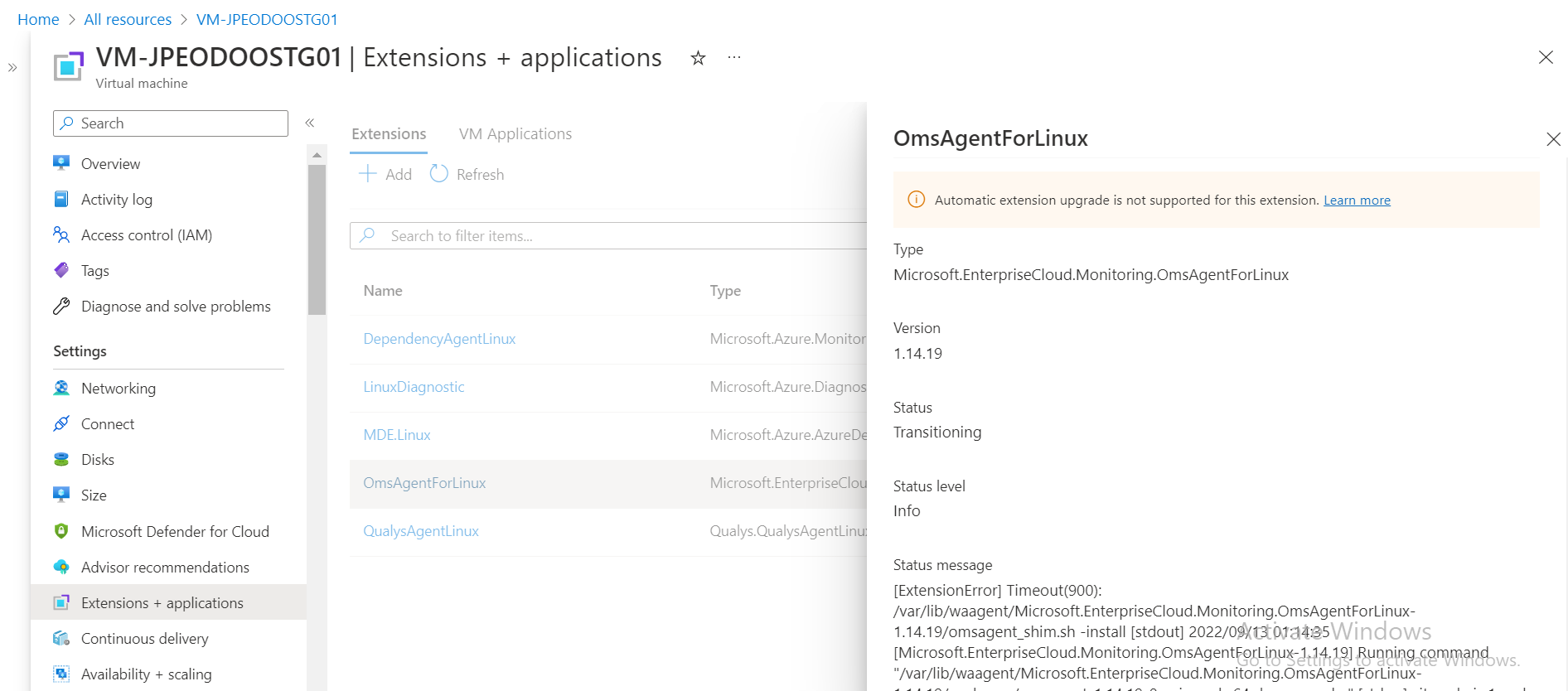 Unable To Open Optmicrosoftomsagentlicensedpkg New Permission Denied · Issue 1499 