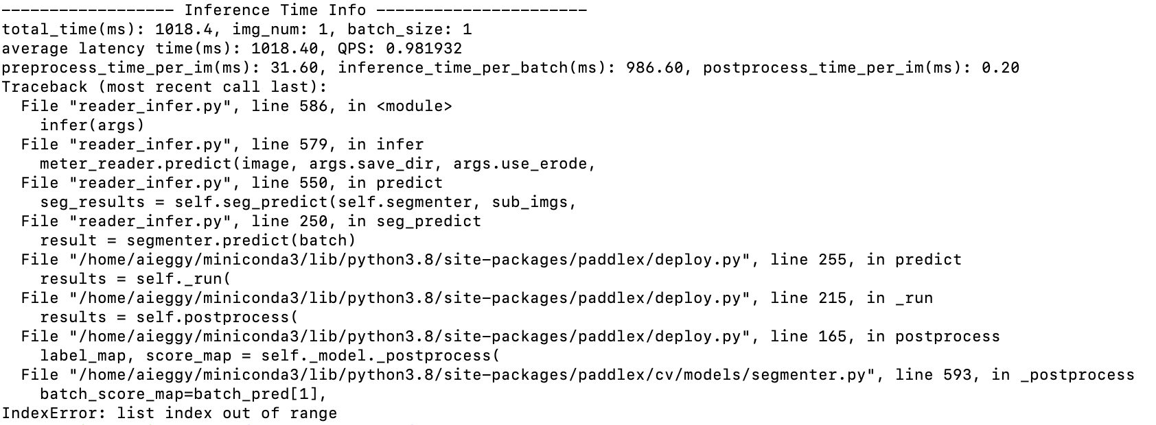 IndexError: list index out of range · Issue #1530 · PaddlePaddle/PaddleX · GitHub