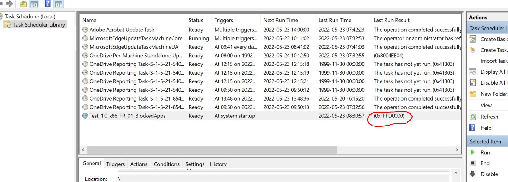 Registry entries that block some applications during the installation are not cleaned up at the ...