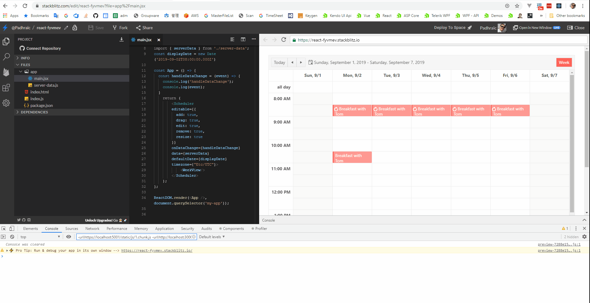 Scheduler remove not triggering · Issue #419 · telerik/kendo-react · GitHub