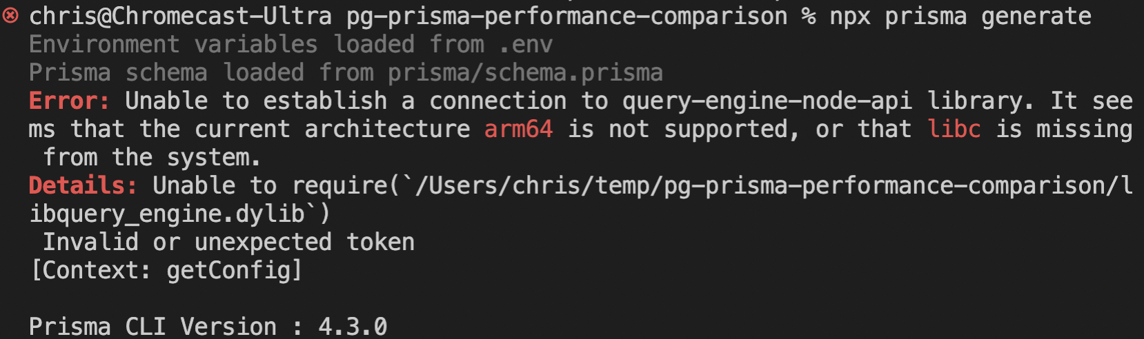 Apple M1 Silicon - allows build without protobuf, but result is unusable. · Issue #3166 · prisma ...