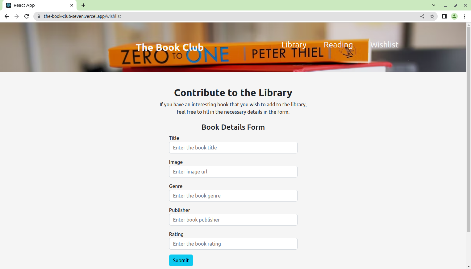 GitHub - Maina-Francis/the-book-club