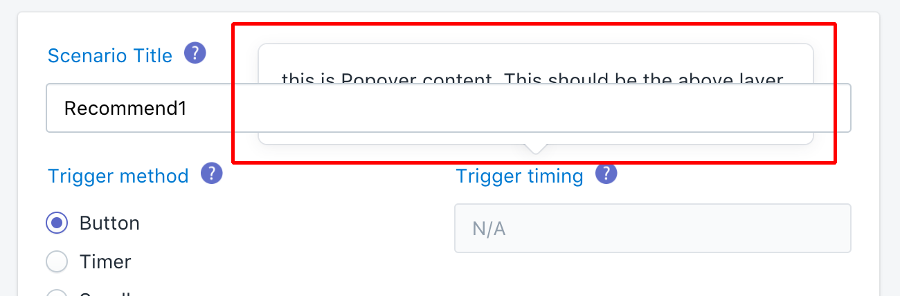 Popover Content Shows Under An Html Form Field Layer · Issue 130 · Shopifypolaris · Github