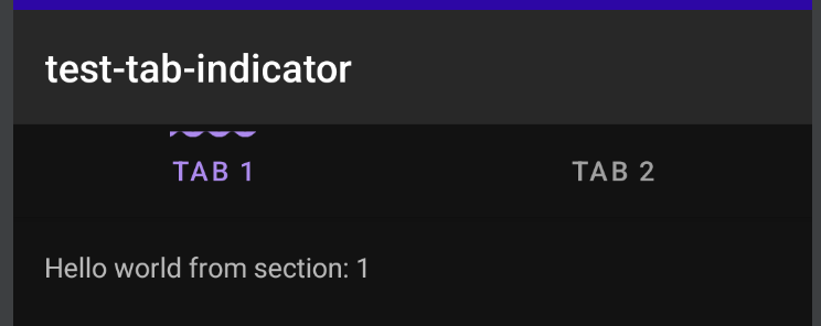[TabLayout] Tab indicator bitmap drawable with tileModeX="repeat" cannot be aligned to bottom of ...