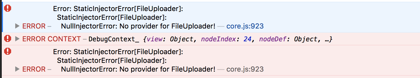 Ionic 2 - No Provider Error · Issue #937 · valor-software/ng2-file-upload · GitHub