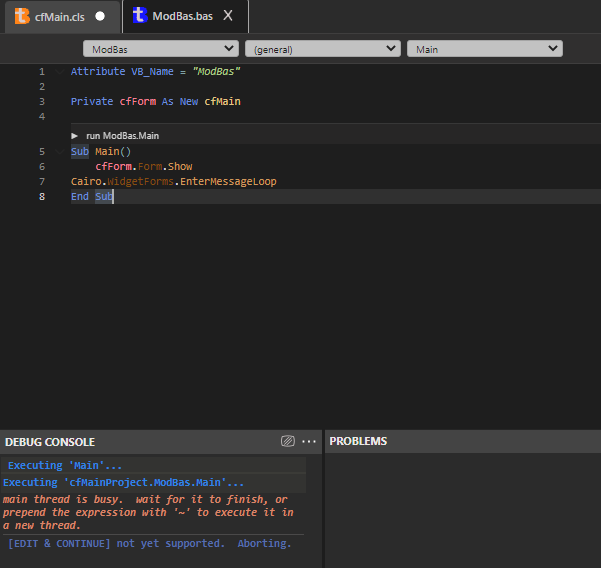 my RC6 application does not launch in Twinbasic · Issue #974 · twinbasic/twinbasic · GitHub