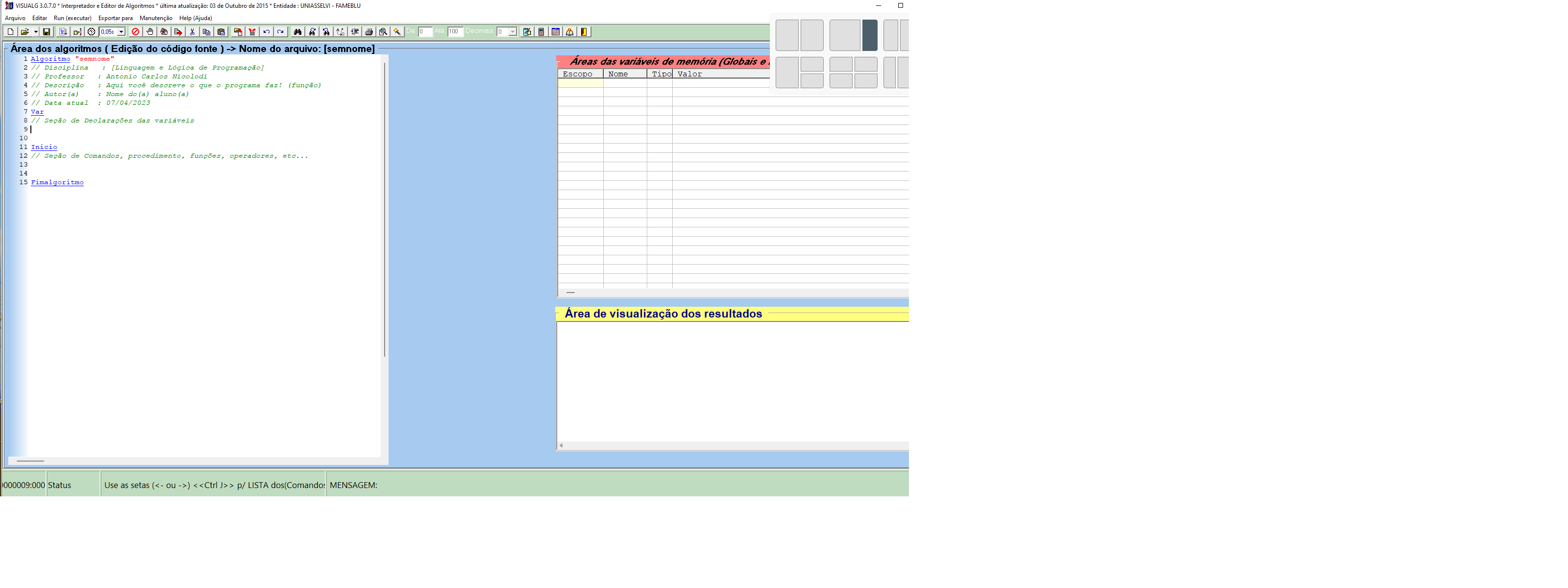 GitHub - Fabiorocharb/VisualG30: Programming_Language_Exercises