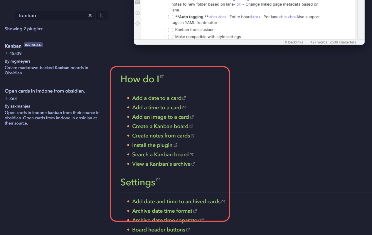 [Bug]: Plugin specific documentation links within Obsidian not resolving to external ...