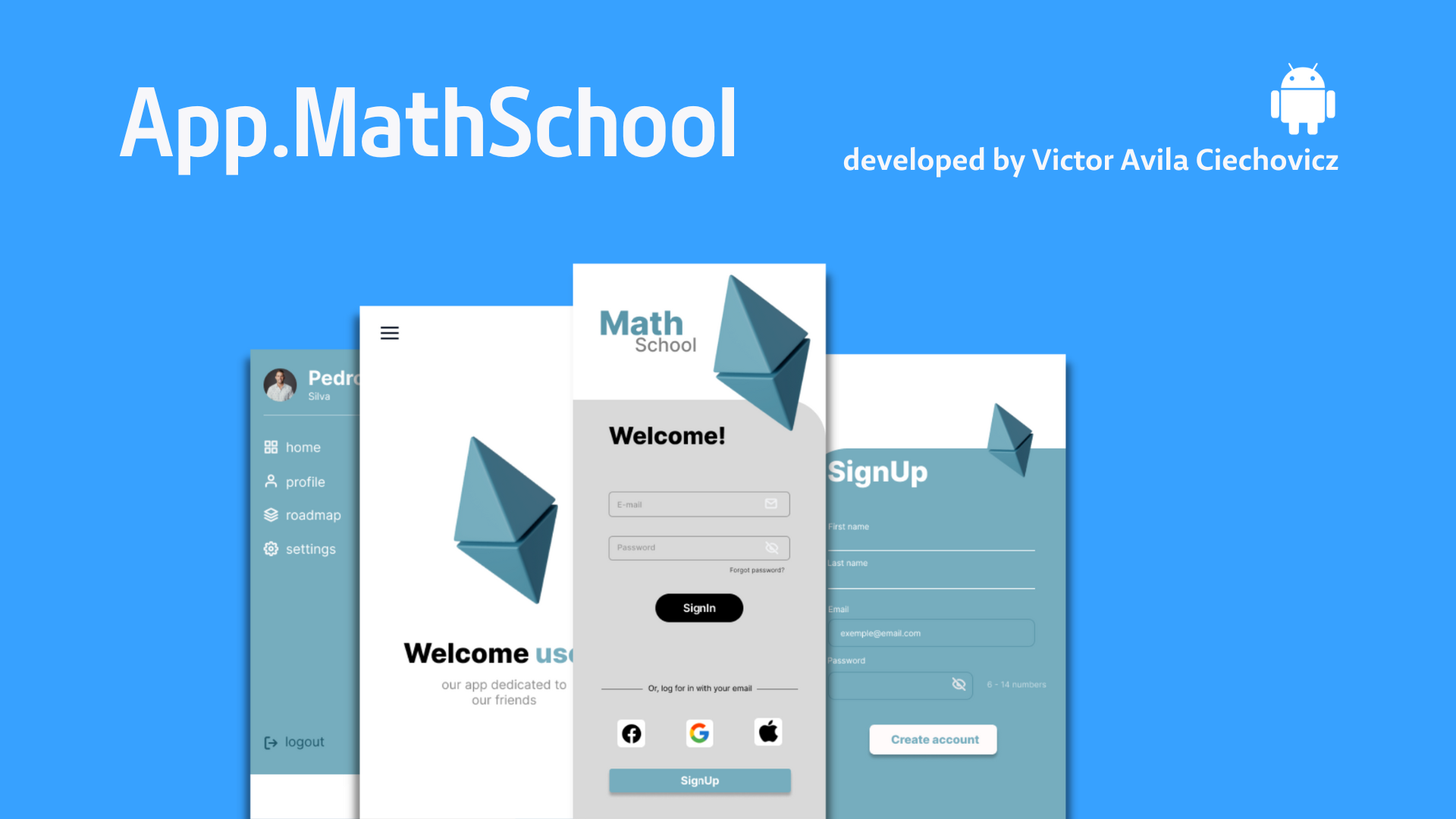 GitHub - VictorCiechovicz/MathSchool: 💻 Application Android MathSchool SignIn and SignUp with ...
