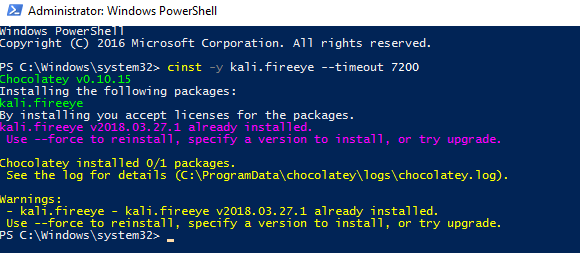 Kali on commando vm issueBUG · Issue #93 · mandiant/commando-vm · GitHub