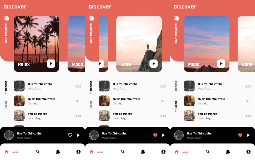 GitHub - bonifacioronald/music-player-app: Music Player Home Screen App UI
