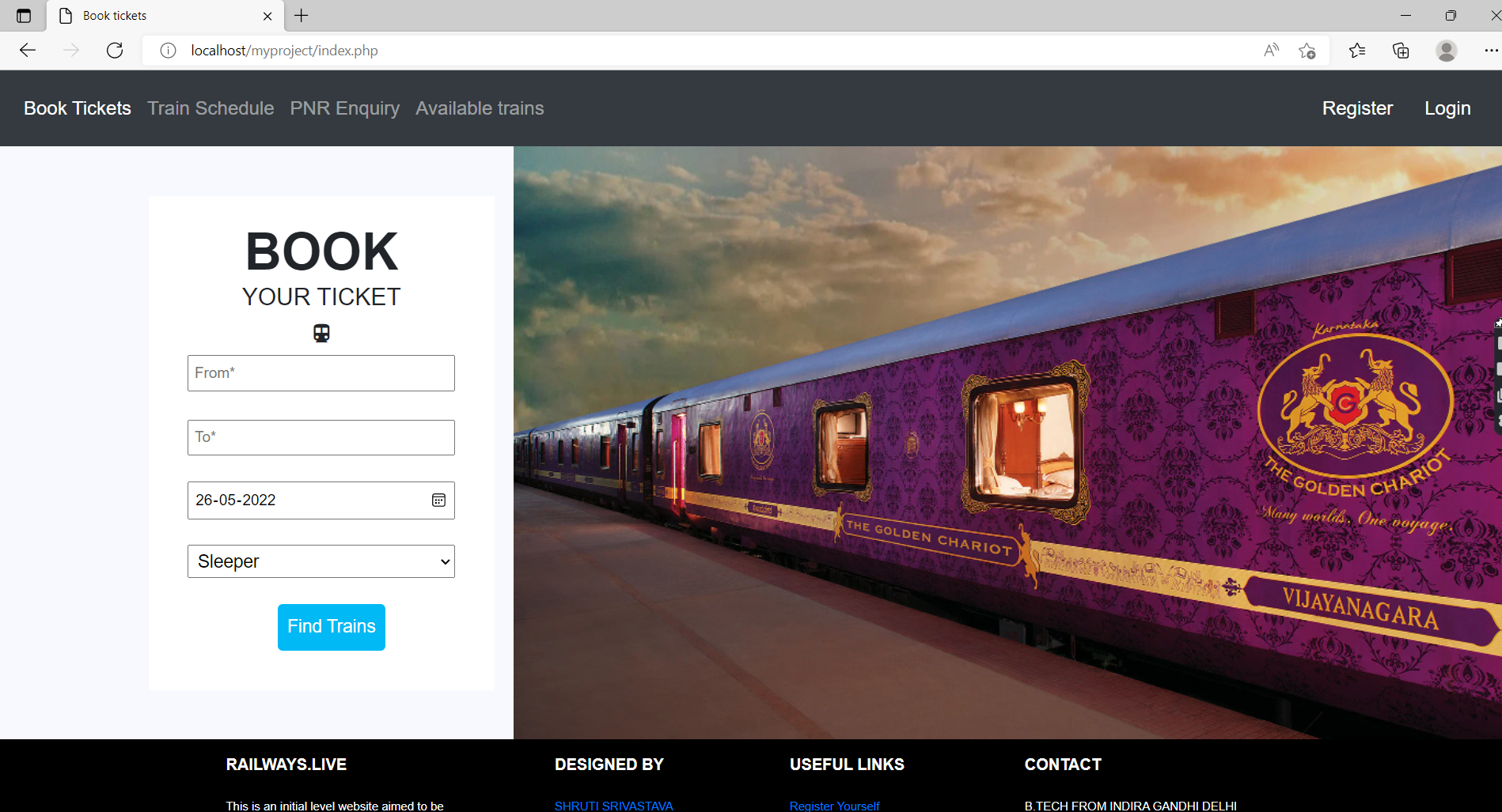 GitHub - Adityasrivastava3615/RAILTECH-RAILWAY-TICKET-BOOKING-SYSTEM: A ...