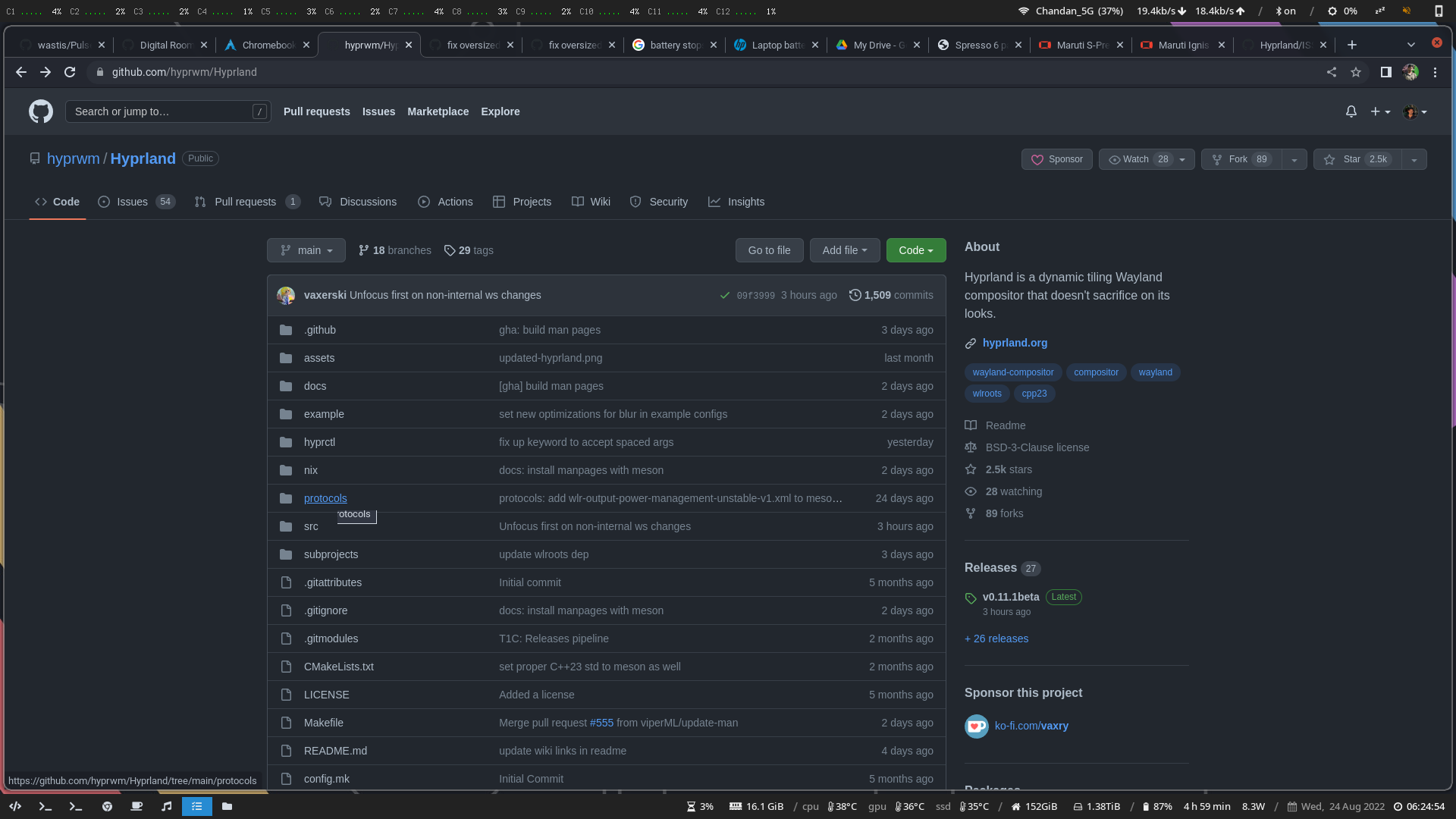 Tool tips are cropped · Issue #566 · hyprwm/Hyprland · GitHub