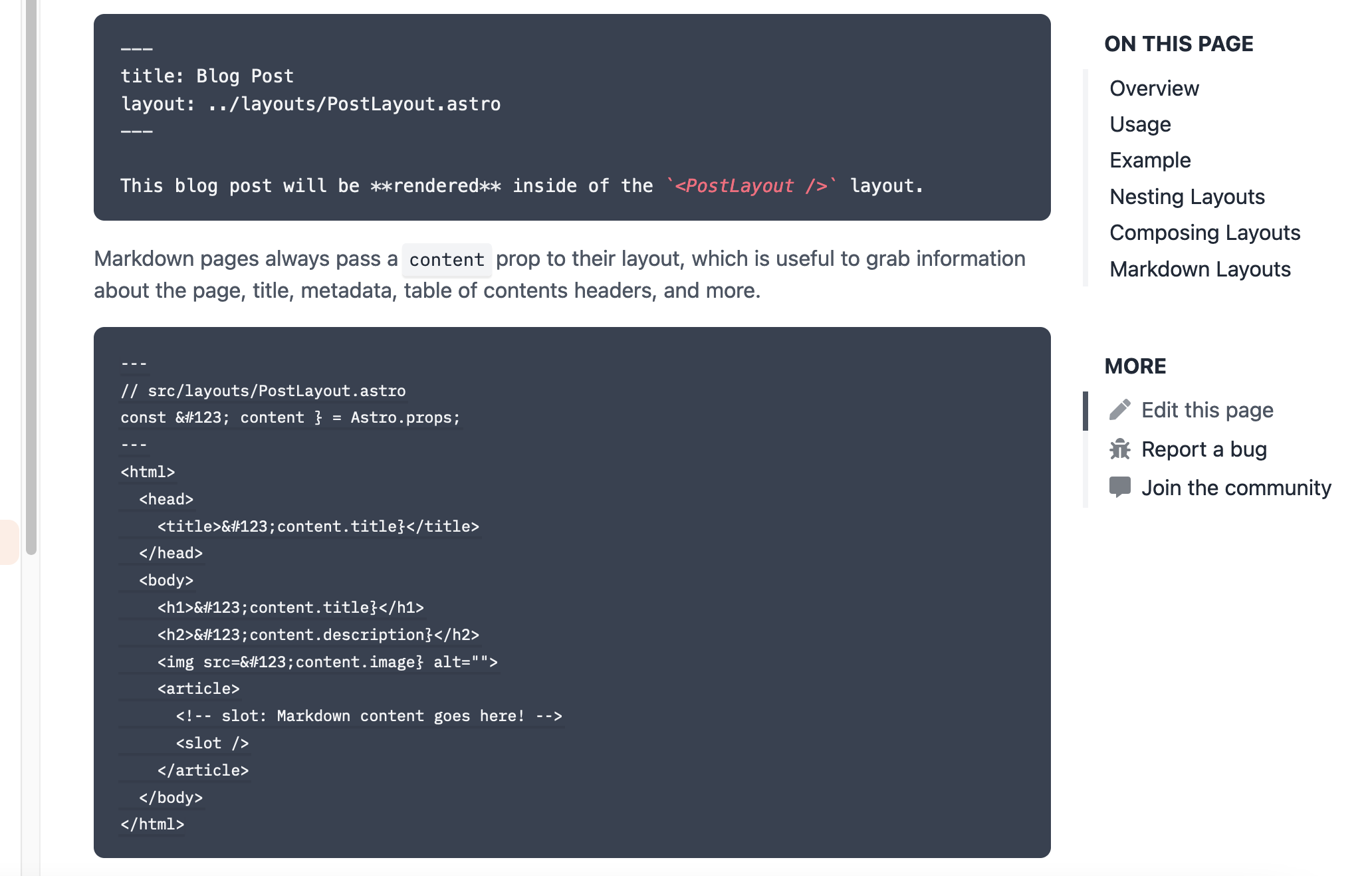 📘 DOC: Codeblock with no specified lang renders with small font-size · Issue #760 · withastro ...