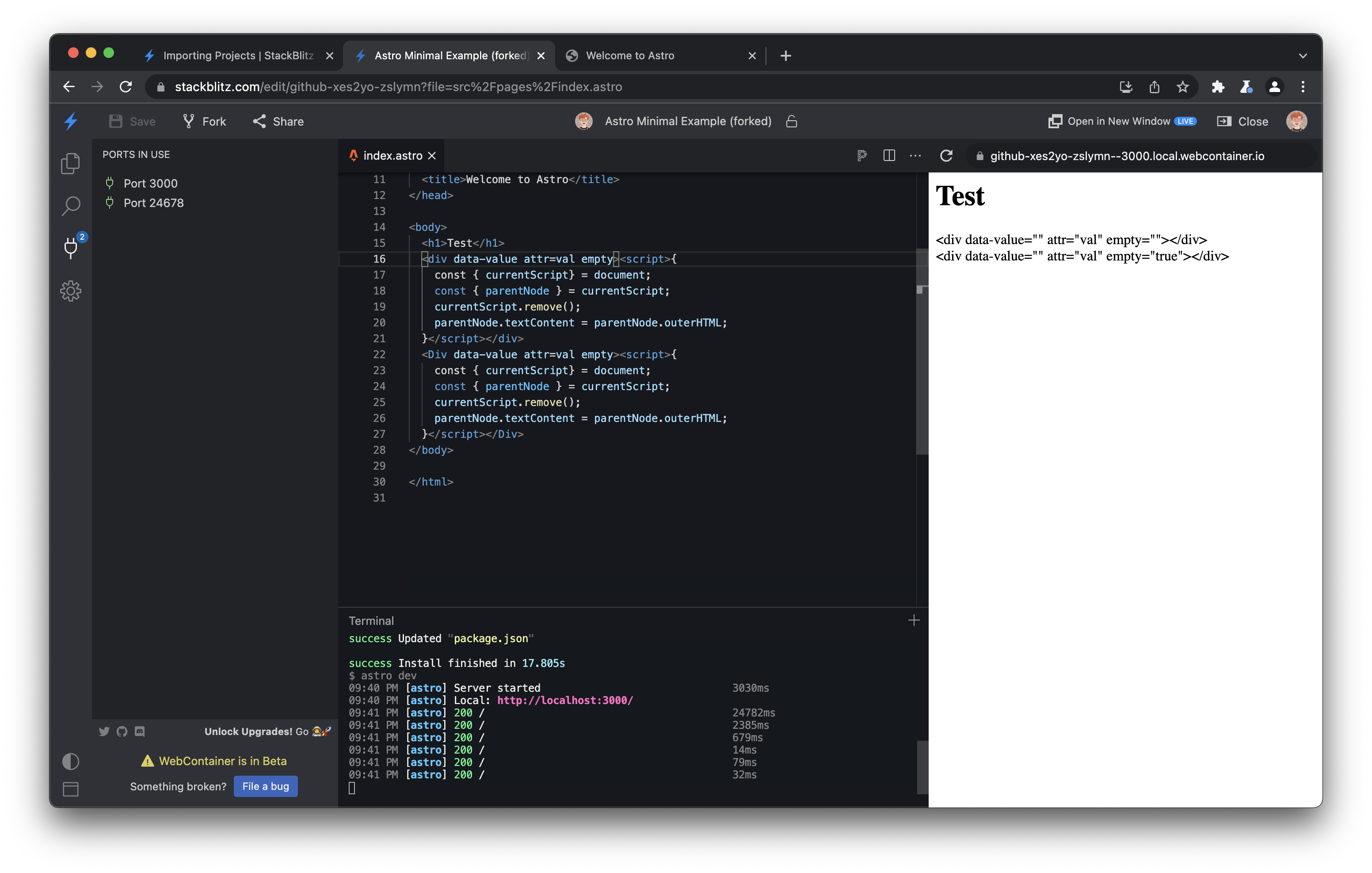馃悰 Bug Passing Empty Value Attributes In Components Provide Wrong Value 路 Issue 1826