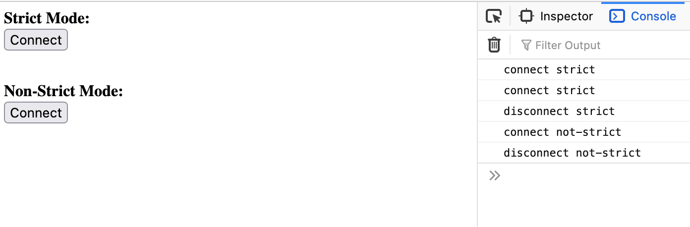 React 18 spurious connections in strict mode · Issue #138 · robtaussig/react-use-websocket · GitHub