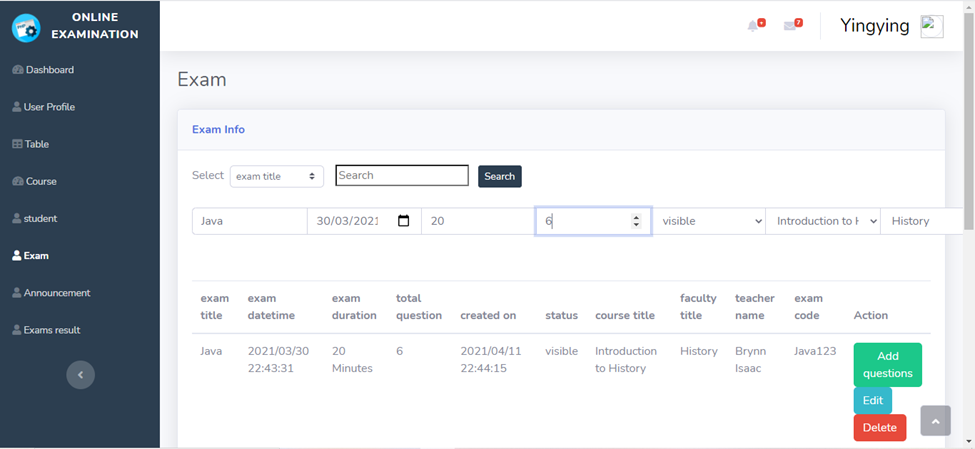 GitHub - abdulsalam-s-ghaleb/Web-Based-Application-Online-Examination ...