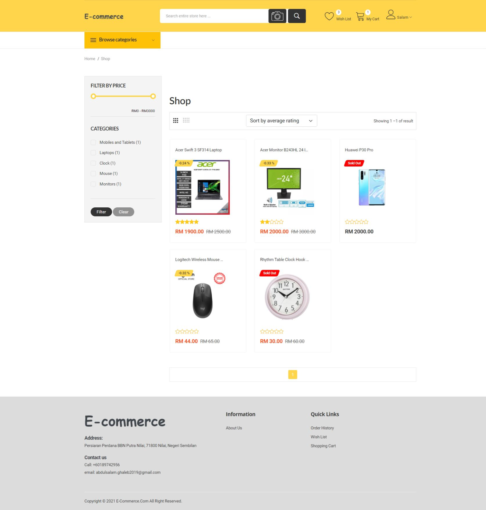 Github Abdulsalam S Ghalebweb Based Application E Commerce System With Object Recognition