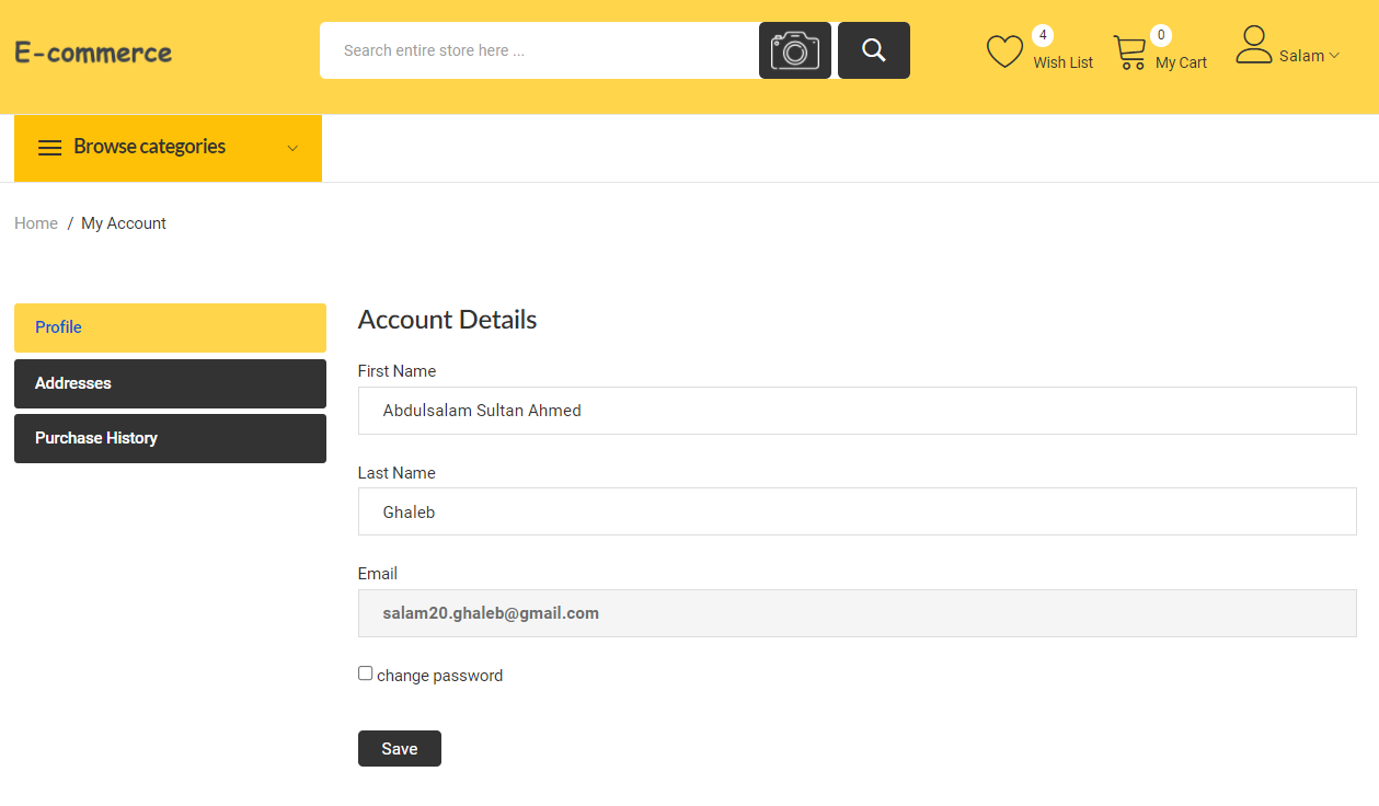 Github Abdulsalam S Ghalebweb Based Application E Commerce System With Object Recognition