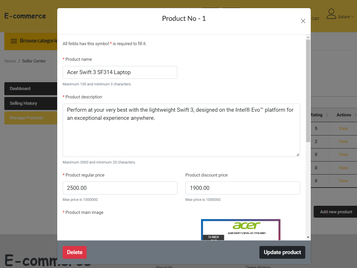 Github Abdulsalam S Ghalebweb Based Application E Commerce System With Object Recognition