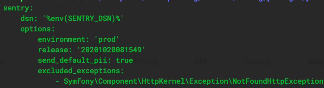 Release Is Not Sent To Sentry · Issue 368 · Getsentrysentry Symfony · Github 