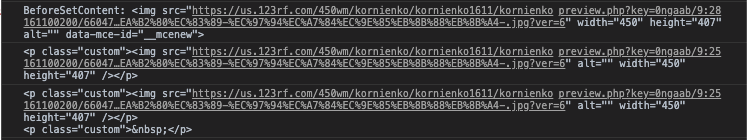 When the content is modified, the class remains · Issue #5749 · tinymce ...