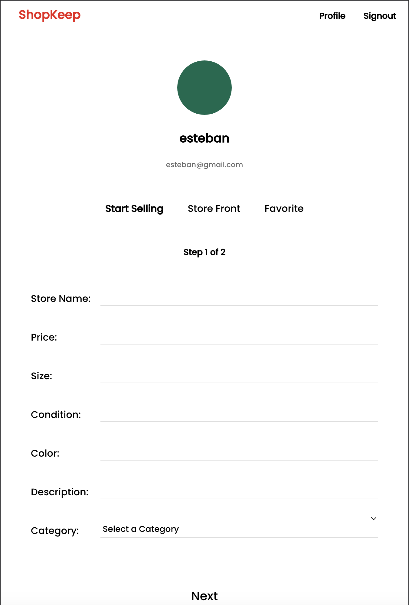 GitHub - stvnlee890/ShopKeep-frontend