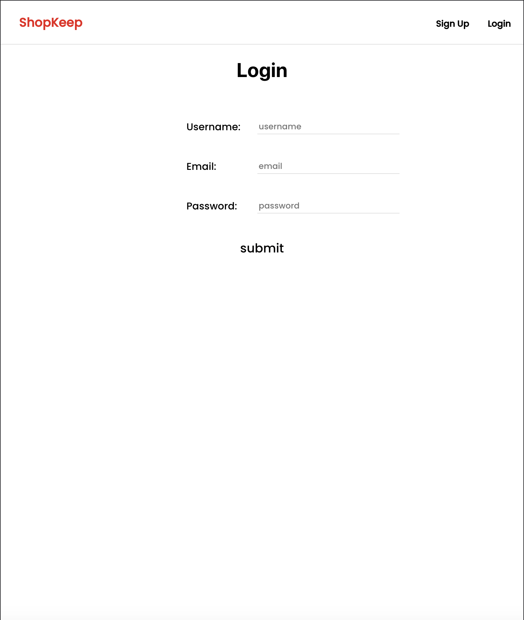 GitHub - stvnlee890/ShopKeep-frontend