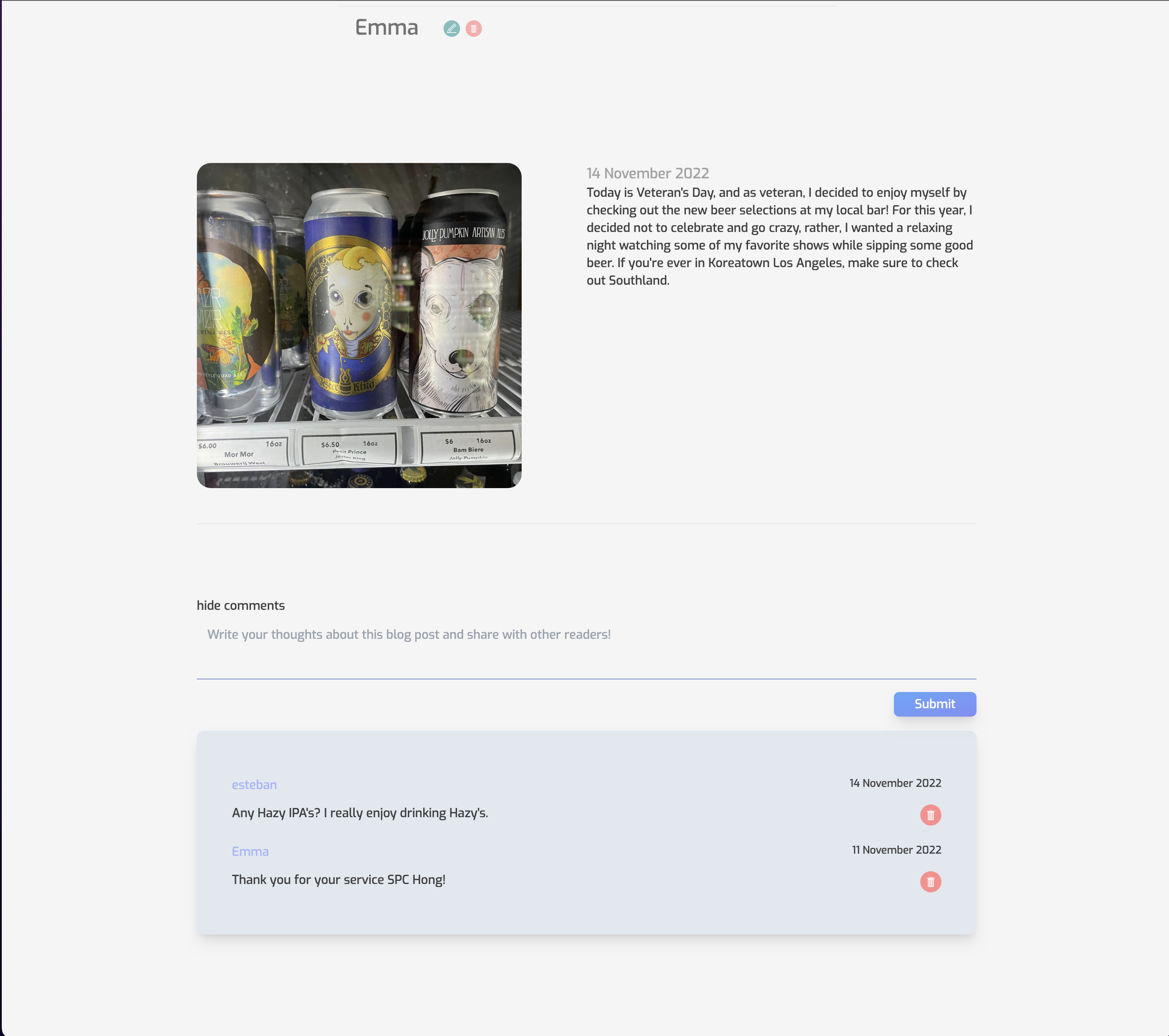 GitHub - lamigoss/Amigo-Blog-FrontEnd