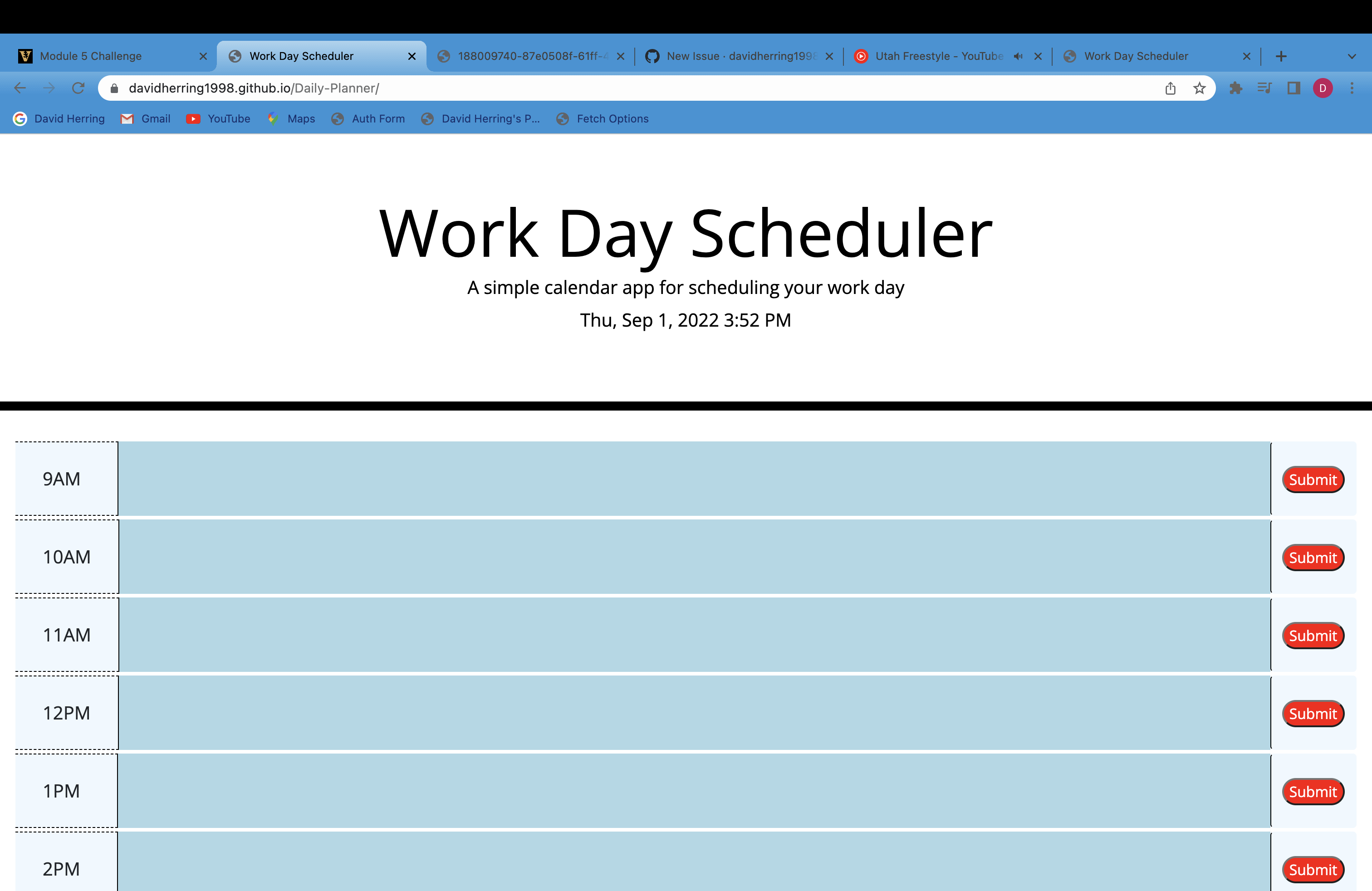 GitHub - davidherring1998/Daily-Planner