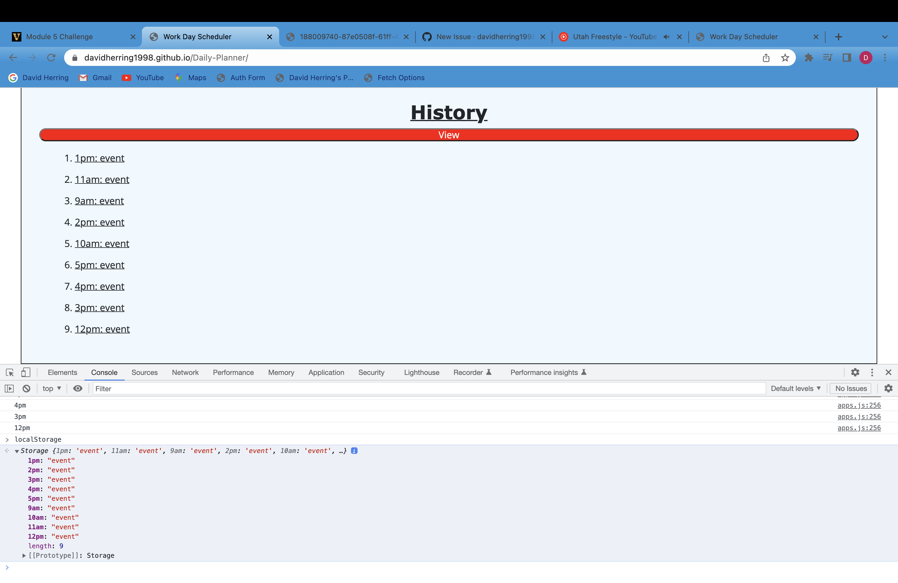 GitHub - davidherring1998/Daily-Planner