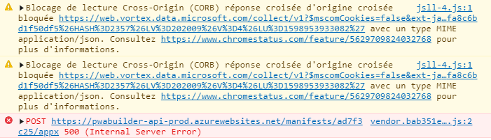 500 Error generating Appx package · Issue #1144 · pwa-builder/PWABuilder · GitHub
