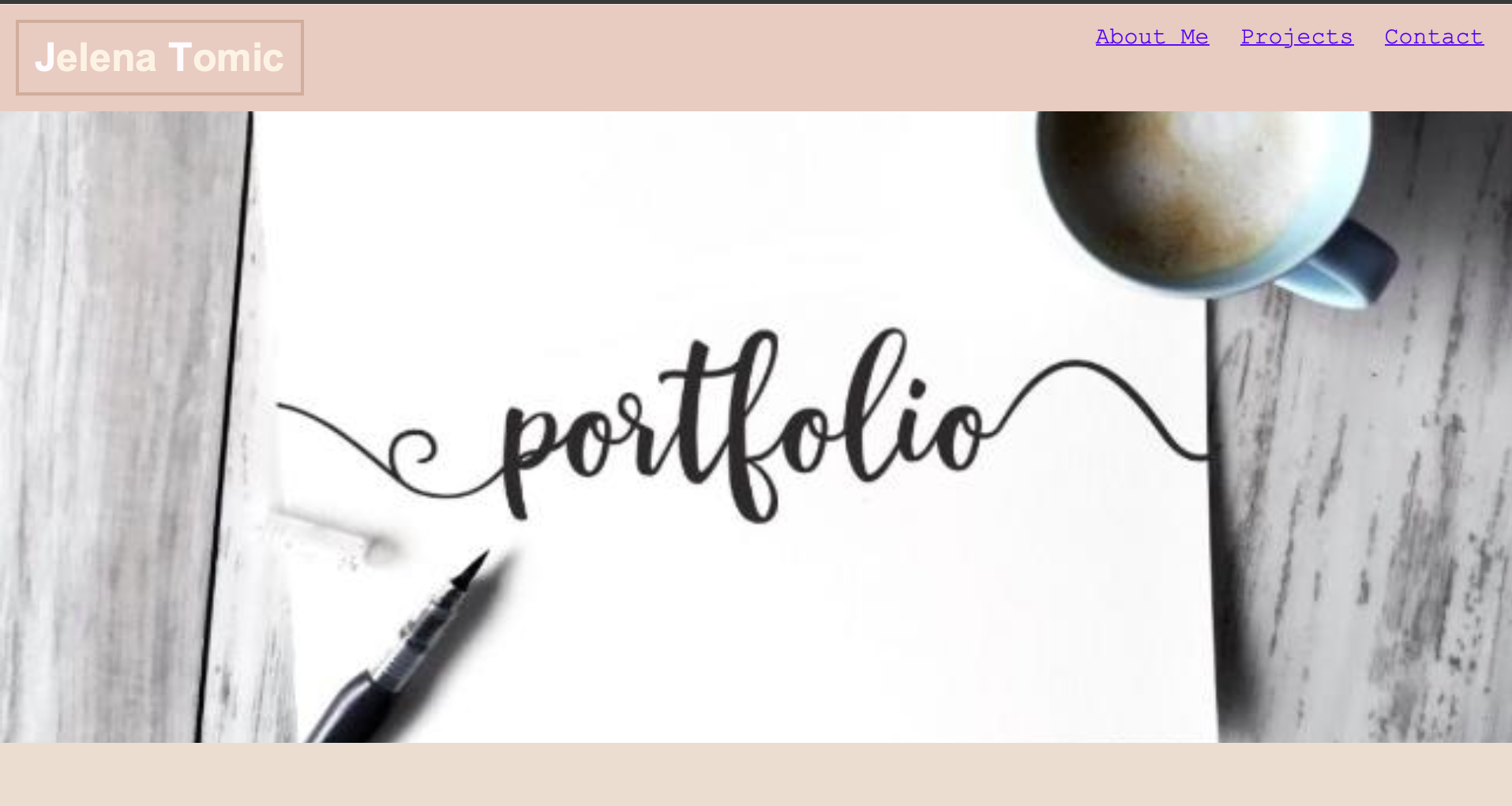 GitHub - JelenaTomic/first-portfolio: First Portfolio using HTML and CSS