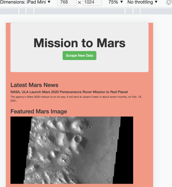 GitHub - clevkelz/Mission-to-Mars