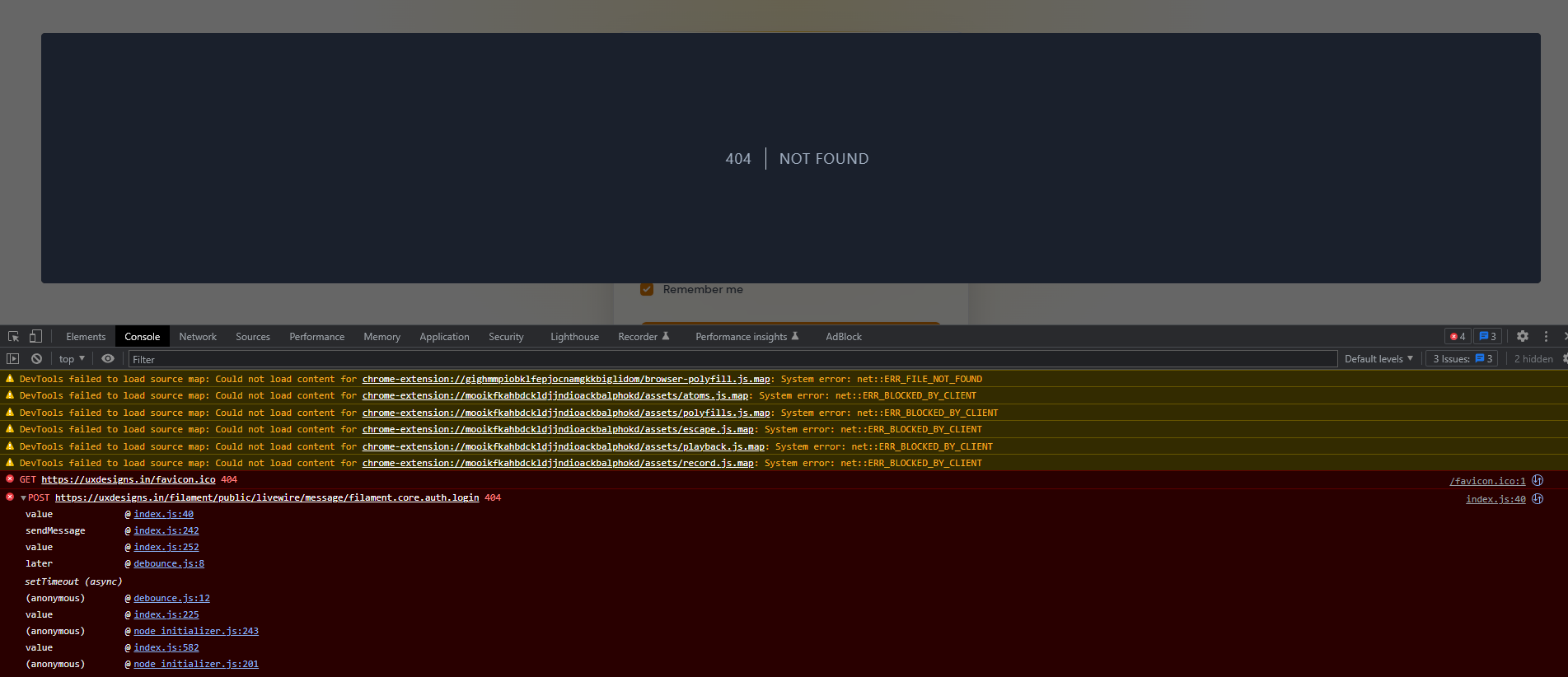 Filament Admin Login Error 404 on server · filamentphp filament · Discussion #5341 · GitHub