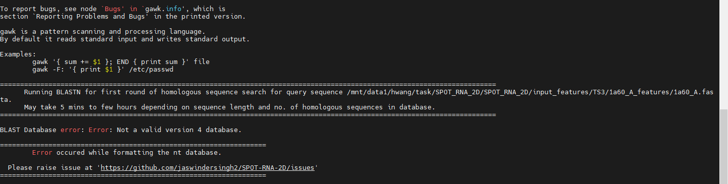 Error · Issue 1 · Jaswindersingh2spot Rna 2d · Github 7722