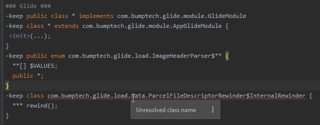 -keep class com.bumptech.glide.load.data.ParcelFileDescriptorRewinder$InternalRewinder is ...
