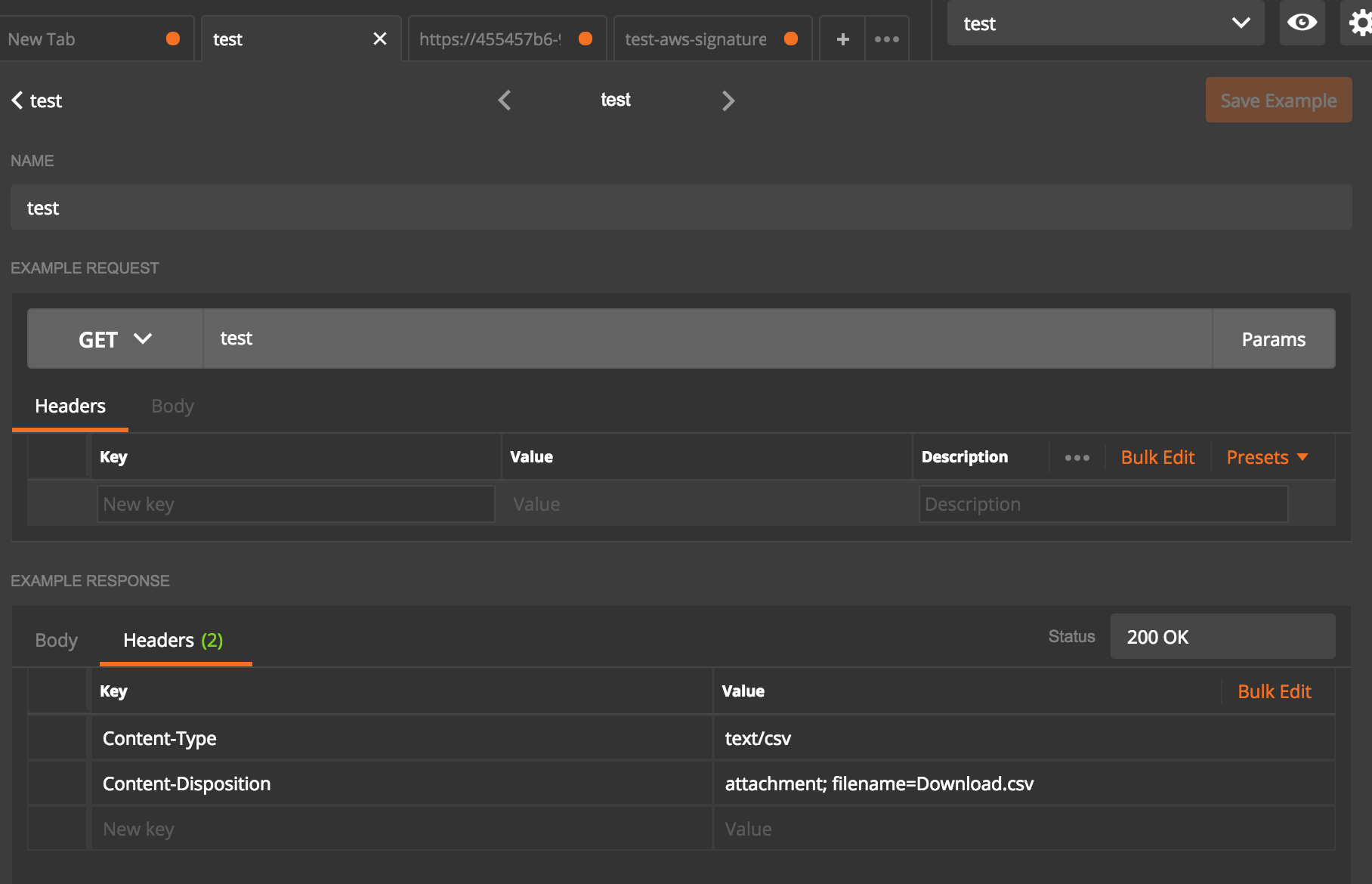 Export CSV and show prompt Save As... · Issue #4530 · postmanlabs ...