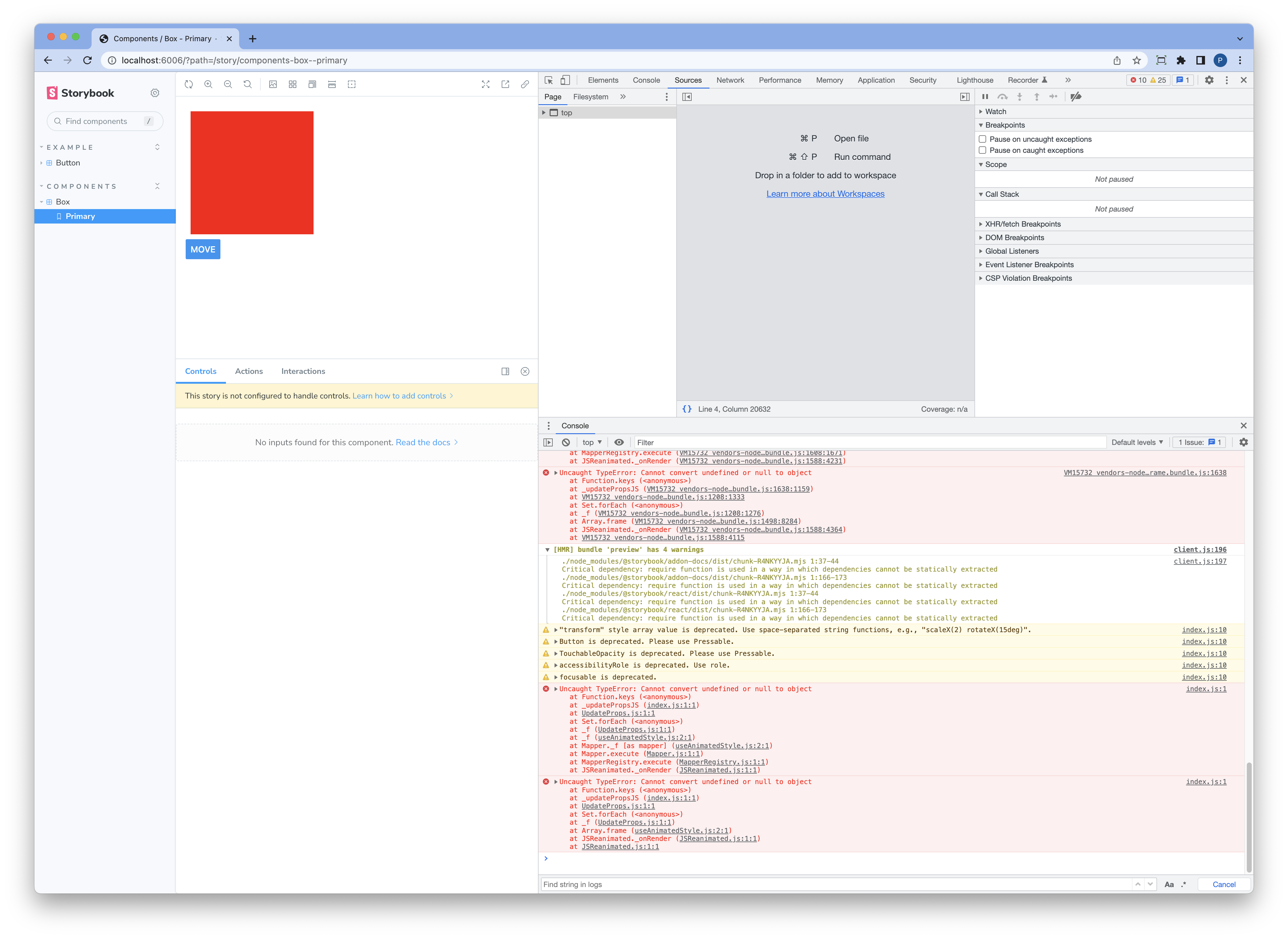 [bug] Storybook No Longer Works With React Native Reanimated · Issue 61 · Storybookjs Addon