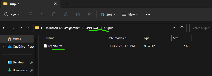 Github Sohamdoshionlinesalesaiassignmnet Python Script For Coverting Xlsx File To Mysql
