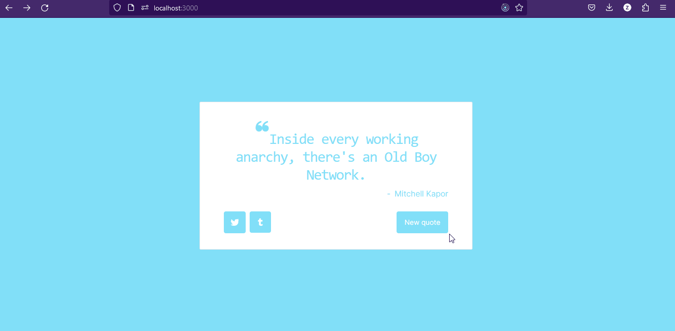 Github M1herrandom Quote Machine Random Quote Generator With Nextjs And Ninja Api 