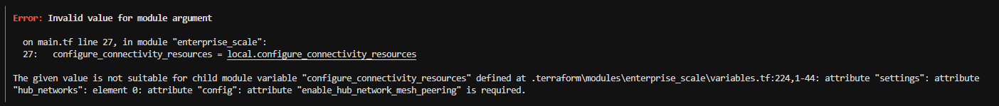 Error received when running custom network connectivity deployment · Issue #444 · Azure ...