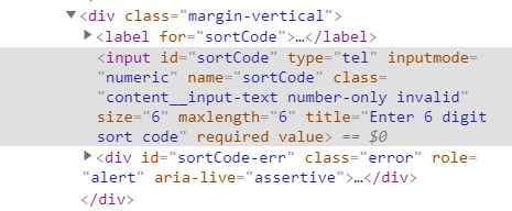 Matching name and id on form element should not fail duplicate-id-aria ...