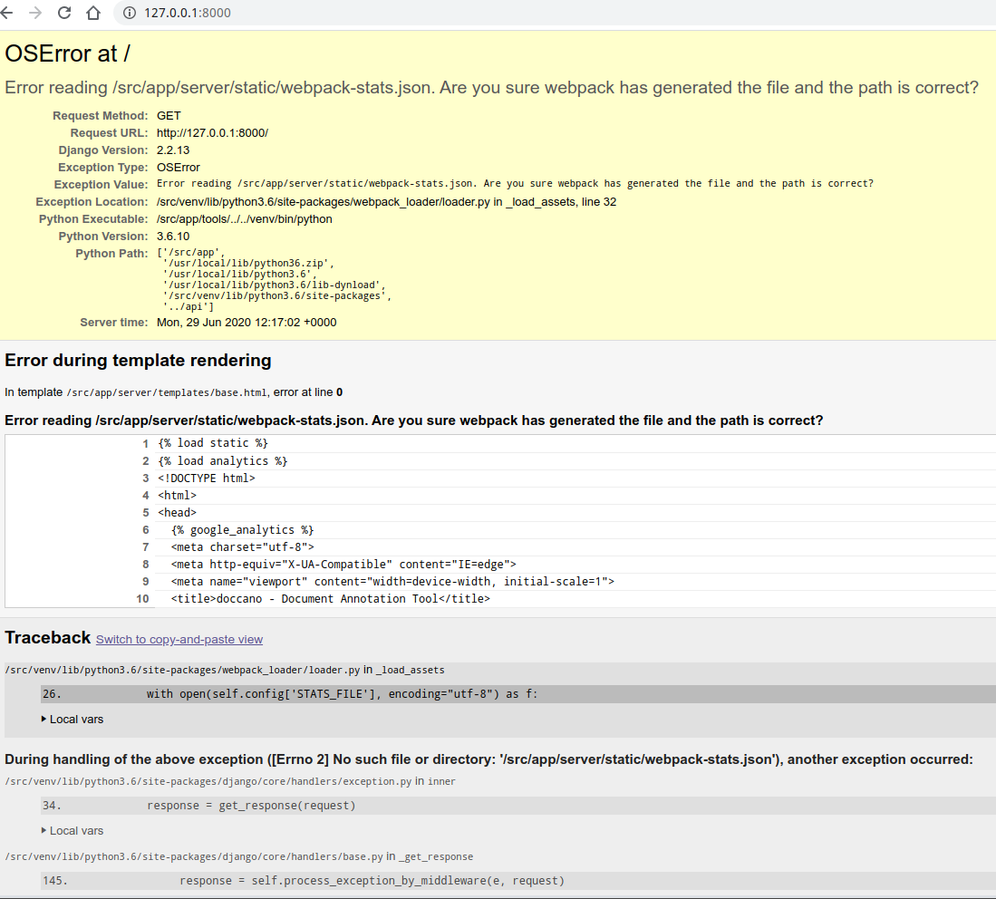 Admin account can not login on ip:3000/auth, only on Django ip:8000/admin · Issue #836 · doccano ...